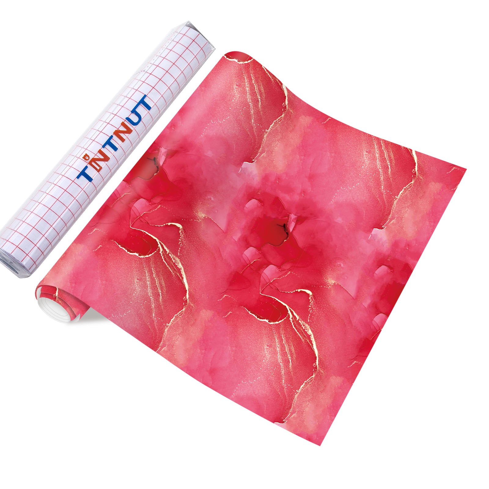 Tintnut Marble Permanent Vinyl, Rose Gold Marble Adhesive Vinyl Sheets ...