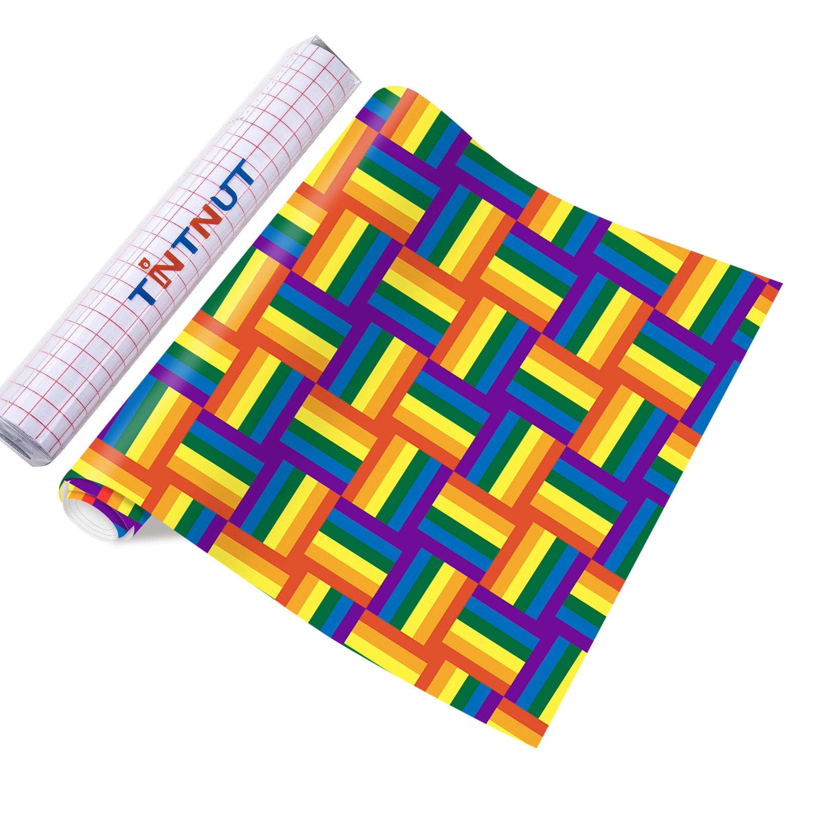 Tintnut LGBT Permanent Vinyl,Rainbow Adhesive Vinyl Sheets,Gay Pride P ...