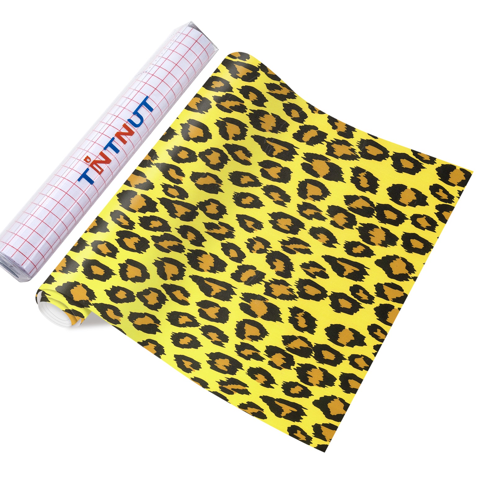 Tintnut Leopard Pattern Permanent Vinyl Cheetah Adhesive Vinyl Sheets ...