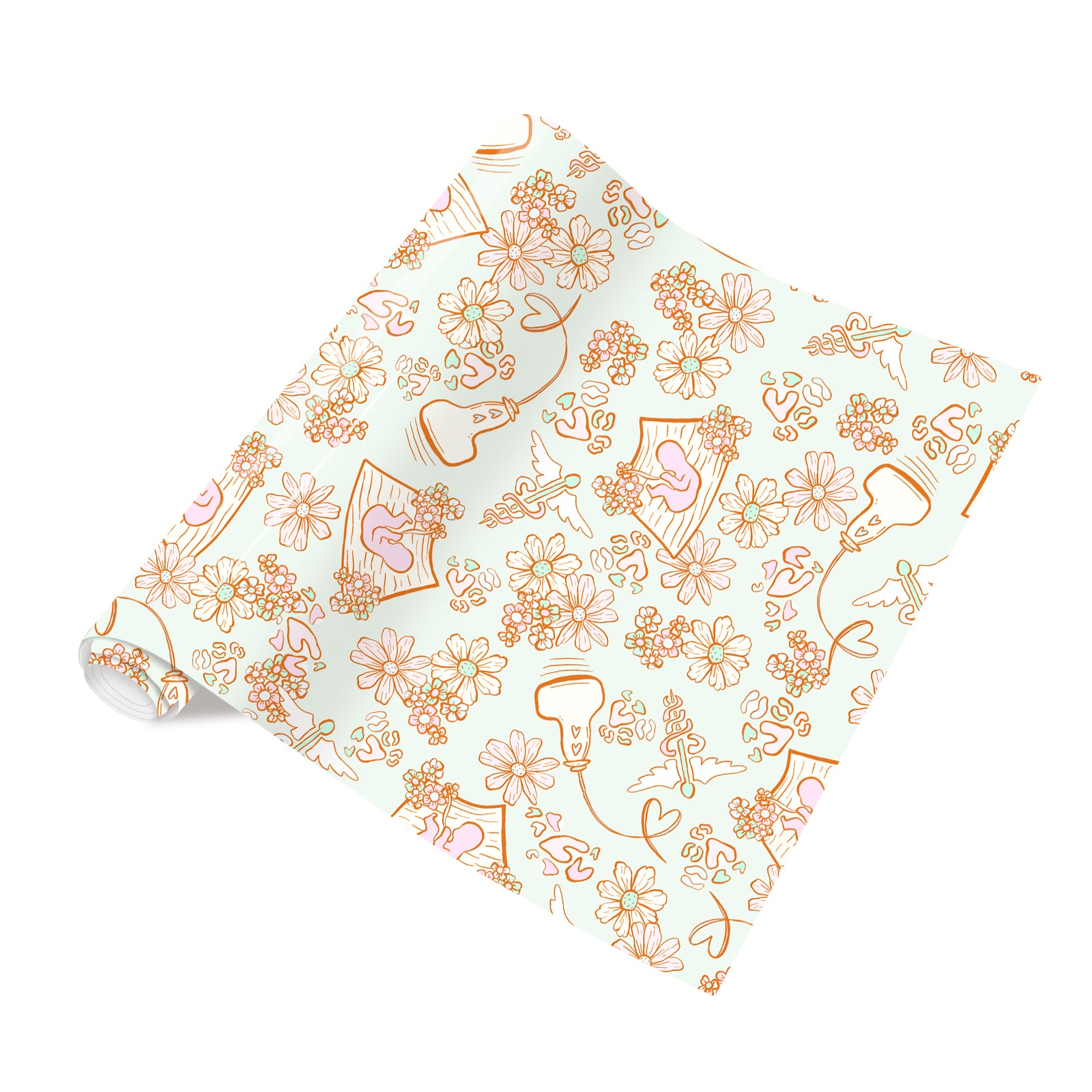 Tintnut Medical Stethoscope Patterned Heat Transfer Vinyl Hospital Nur ...