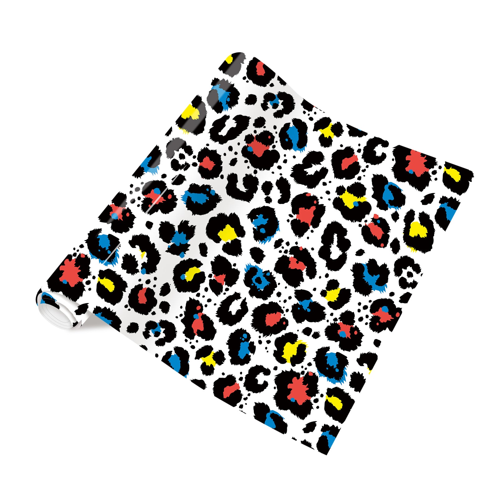 Tintnut Red Yellow Blue Leopard HTV Heat Transfer Vinyl Cheetah Heat T ...
