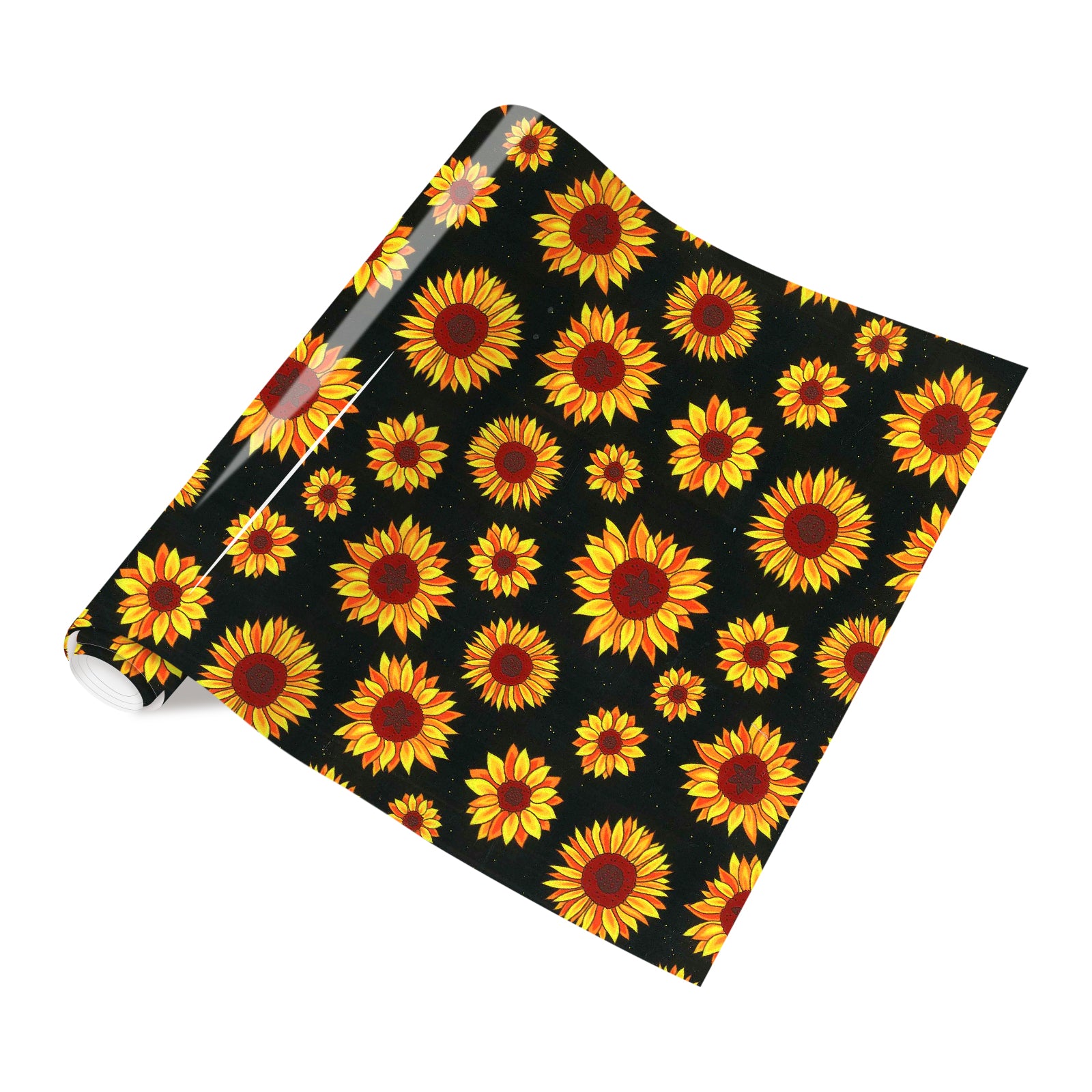 Tintnut Sunflower HTV Vinyl Green HTV Black HTV Yellow HTV Floral HTV ...